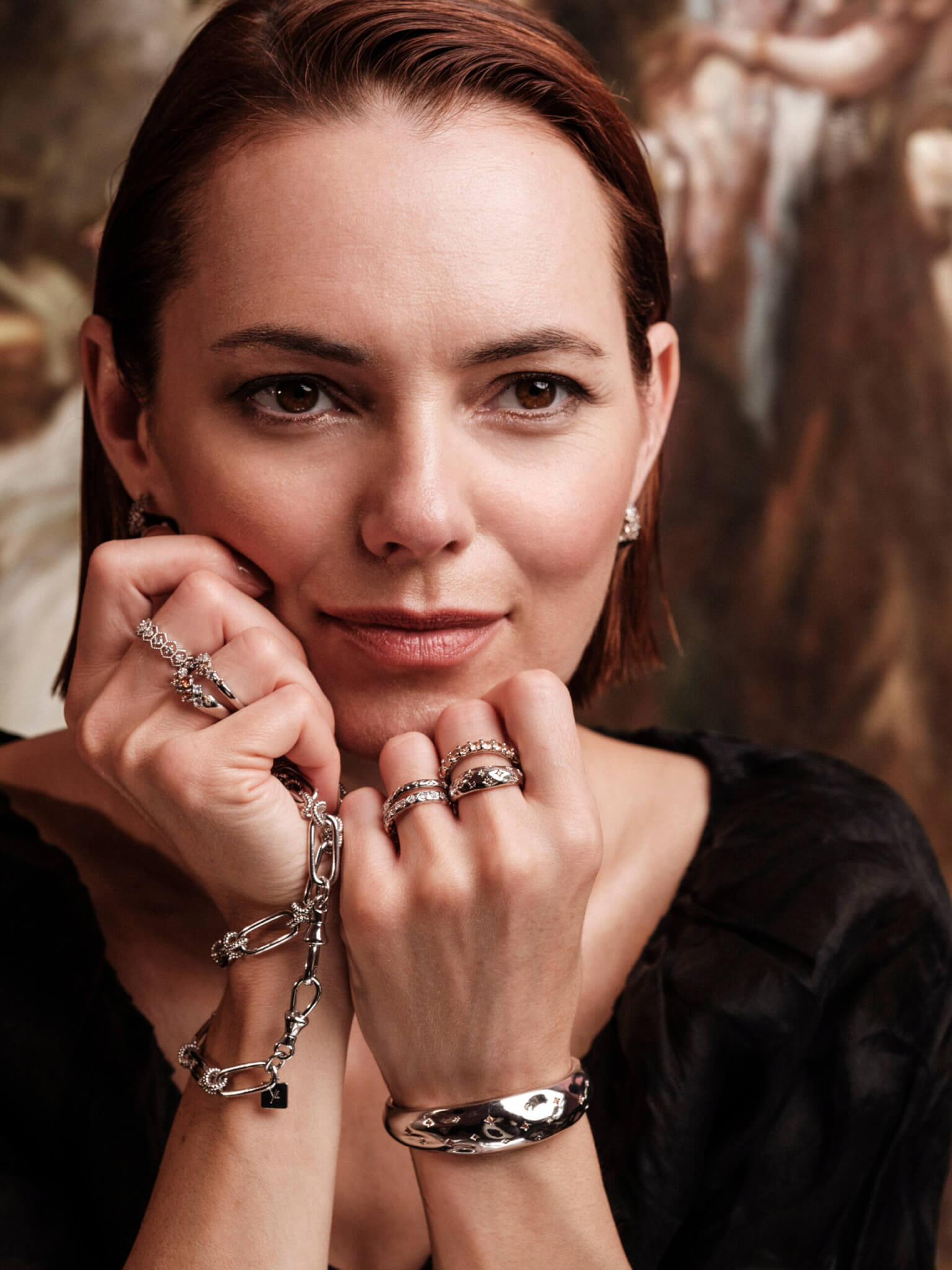 Meadow ring - Champagne - Ylva Li