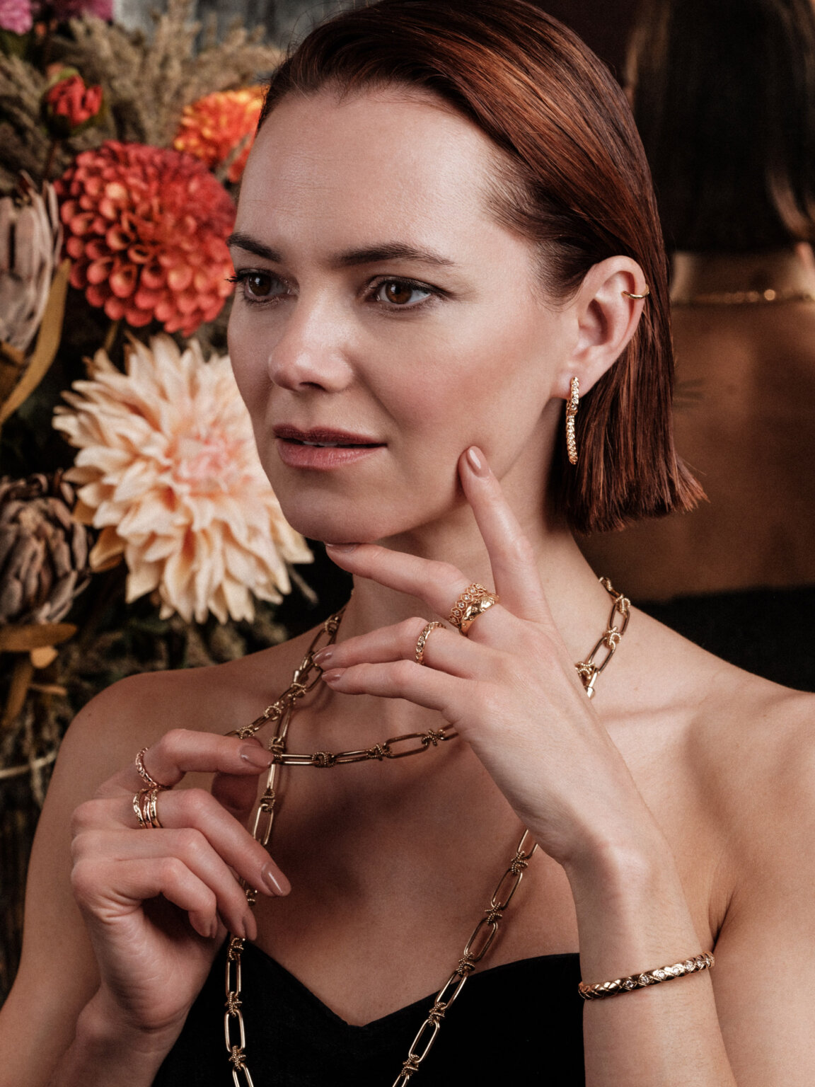 Yves necklace - Gold - Ylva Li