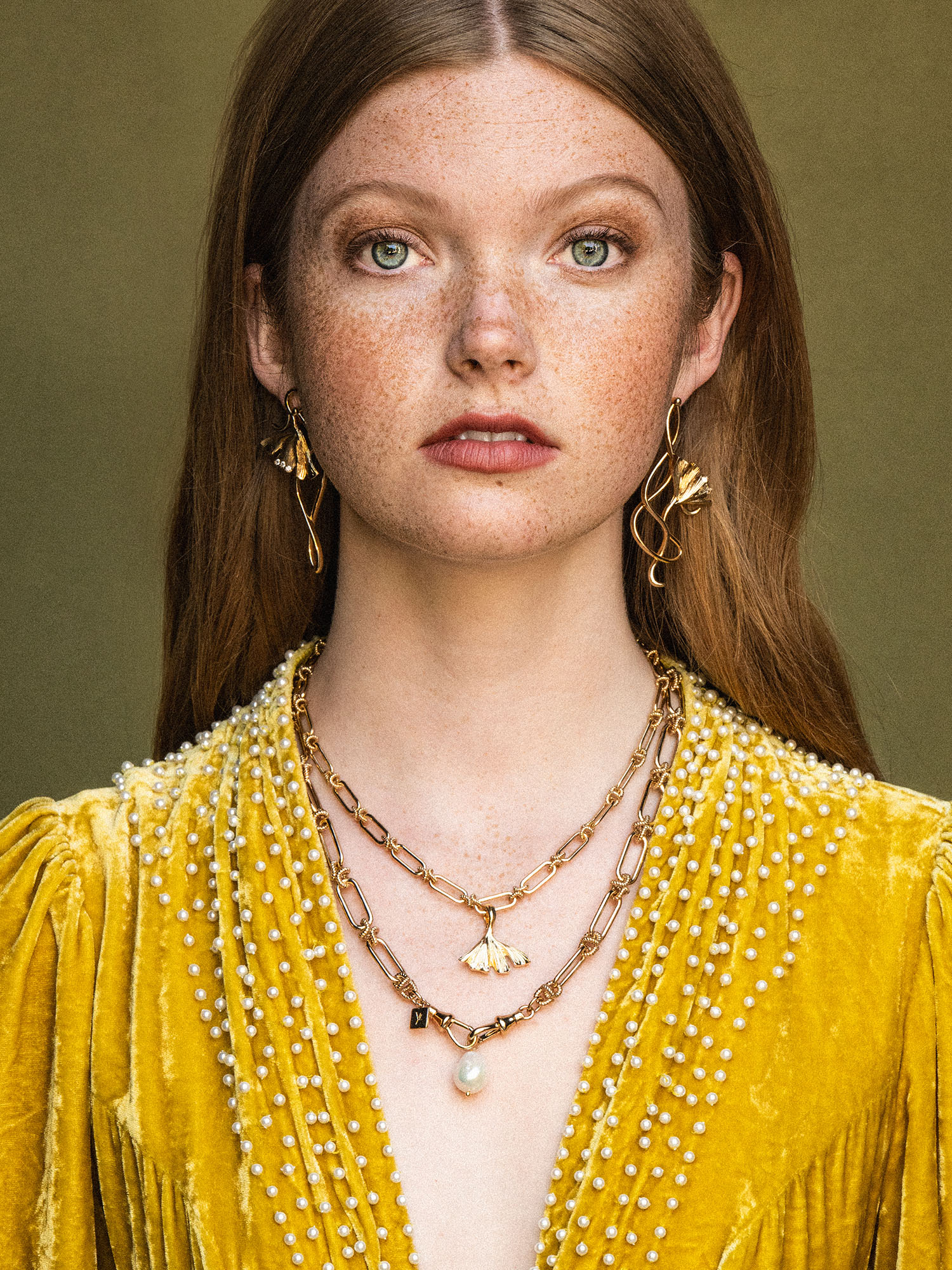 Yves necklace - Gold - Ylva Li